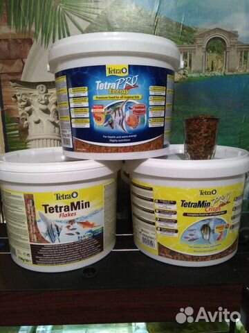 Корм для рыб Tetrа.Мотыль.Аулофорус и др