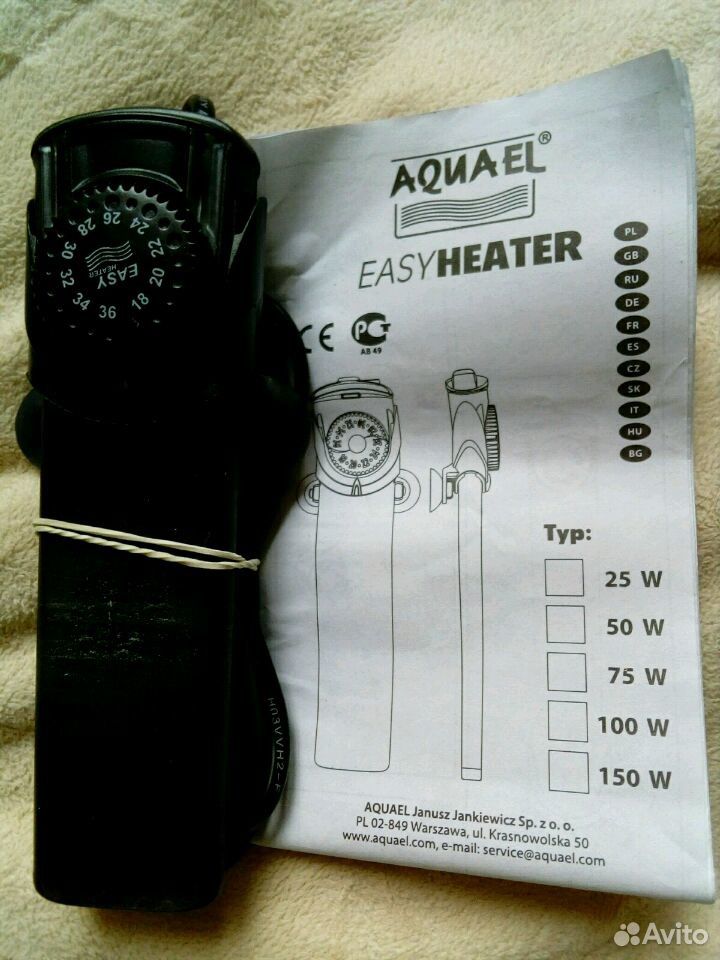 Нагреватель для аквариума aquael easyheater 230V