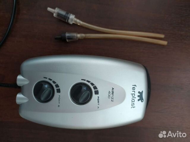 Безшумный Двухконтурный компрессор для аквариума