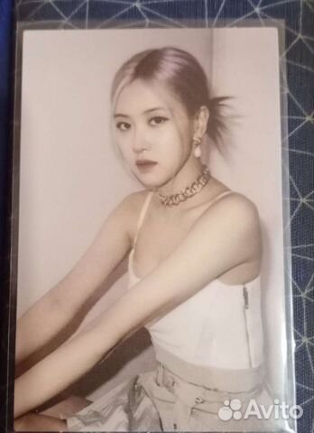 Карта blackpink rose блэкпинк, розэ купить в Волосово | Хобби и отдых ...