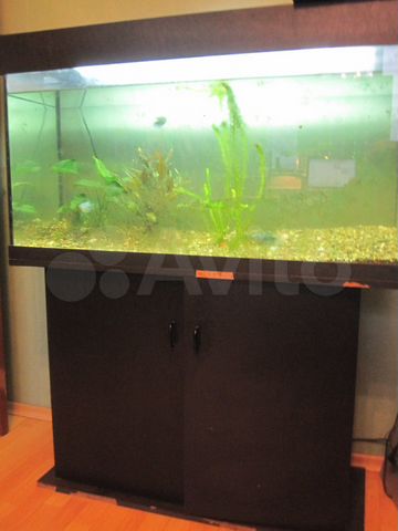 Аквариум 220литров с тумбой